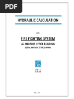 External Fire Hydrant System Calculation Method Statement | PDF | Pipe ...