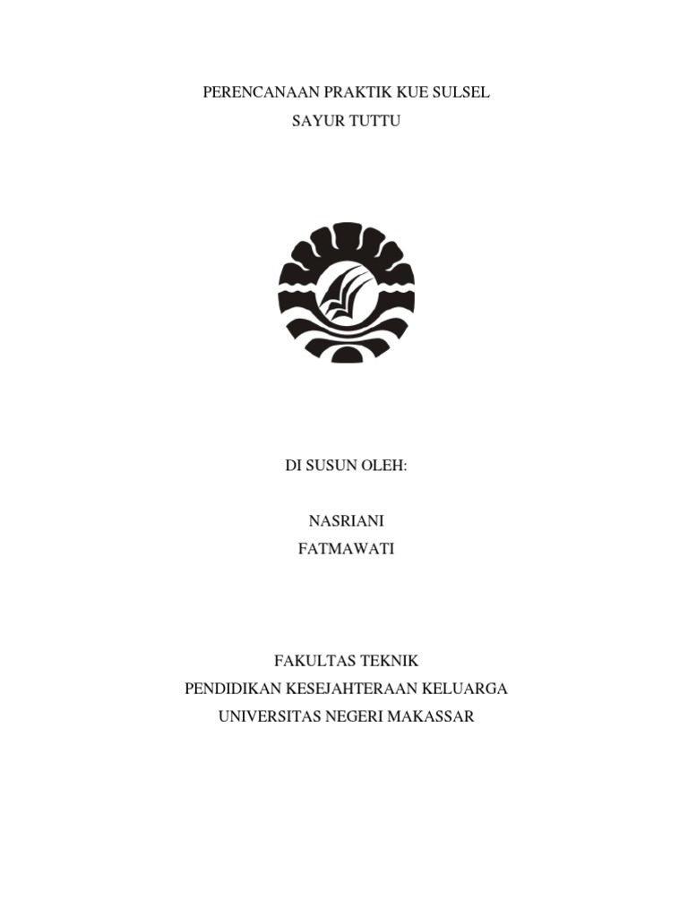 Resep Sayur Tuttu Khas Makassar | PDF | Griya & Taman