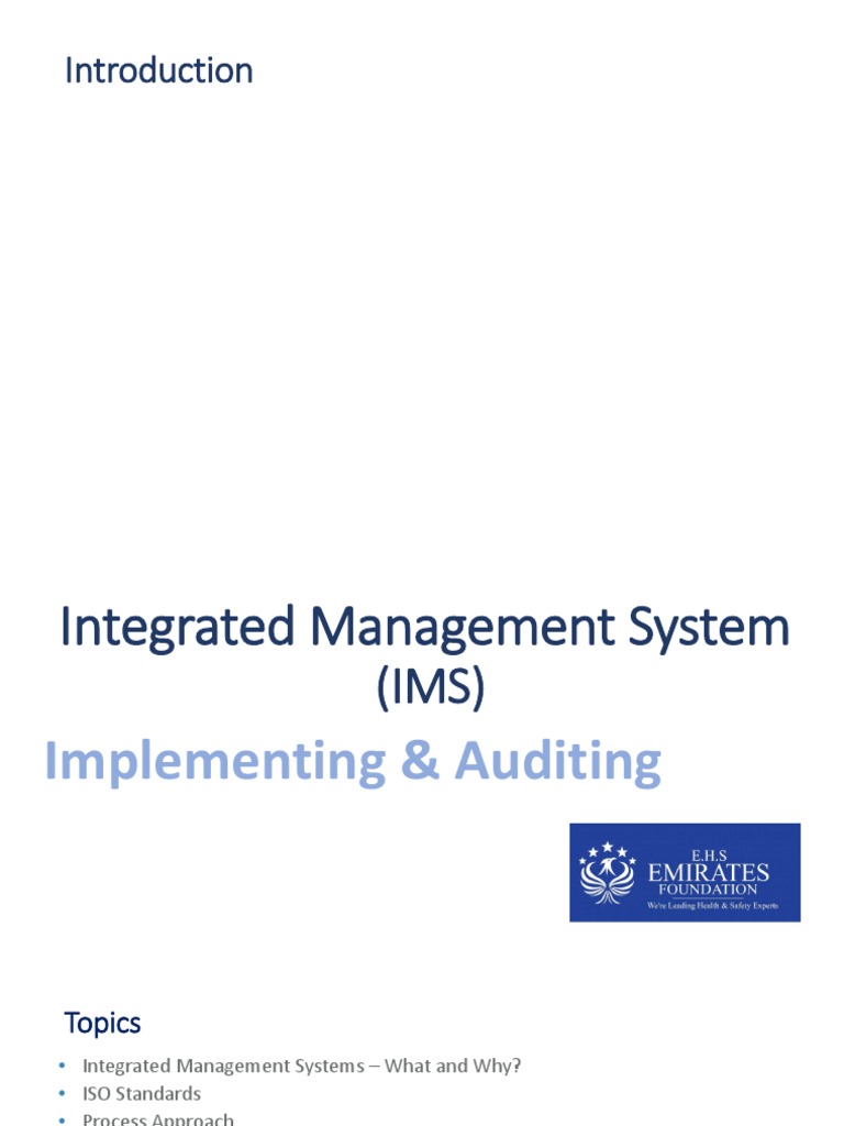 IMS Guidance Notes | PDF | Audit | Risk Management
