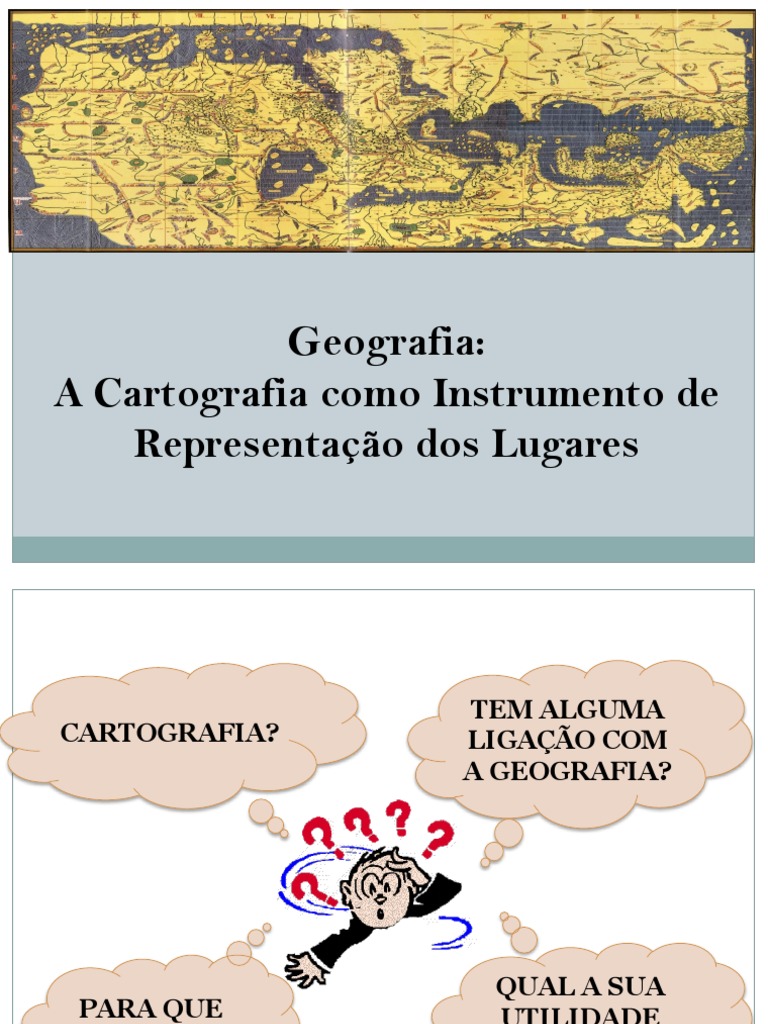 A Cartografia Como Instrumento de Representação Dos Lugares | PDF ...
