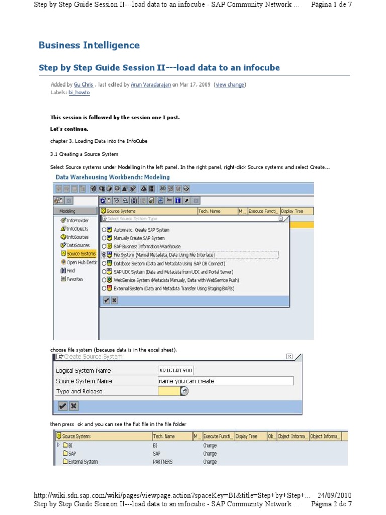 Business Intelligence: Step by Step Guide Session II - Load Data To An ... Business Intelligence: Step by Step Guide Session II - Load Data To An ...