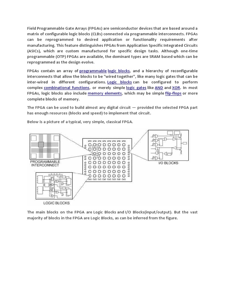 Programmable Logic Blocks Logic Blocks Combinational Functions Logic