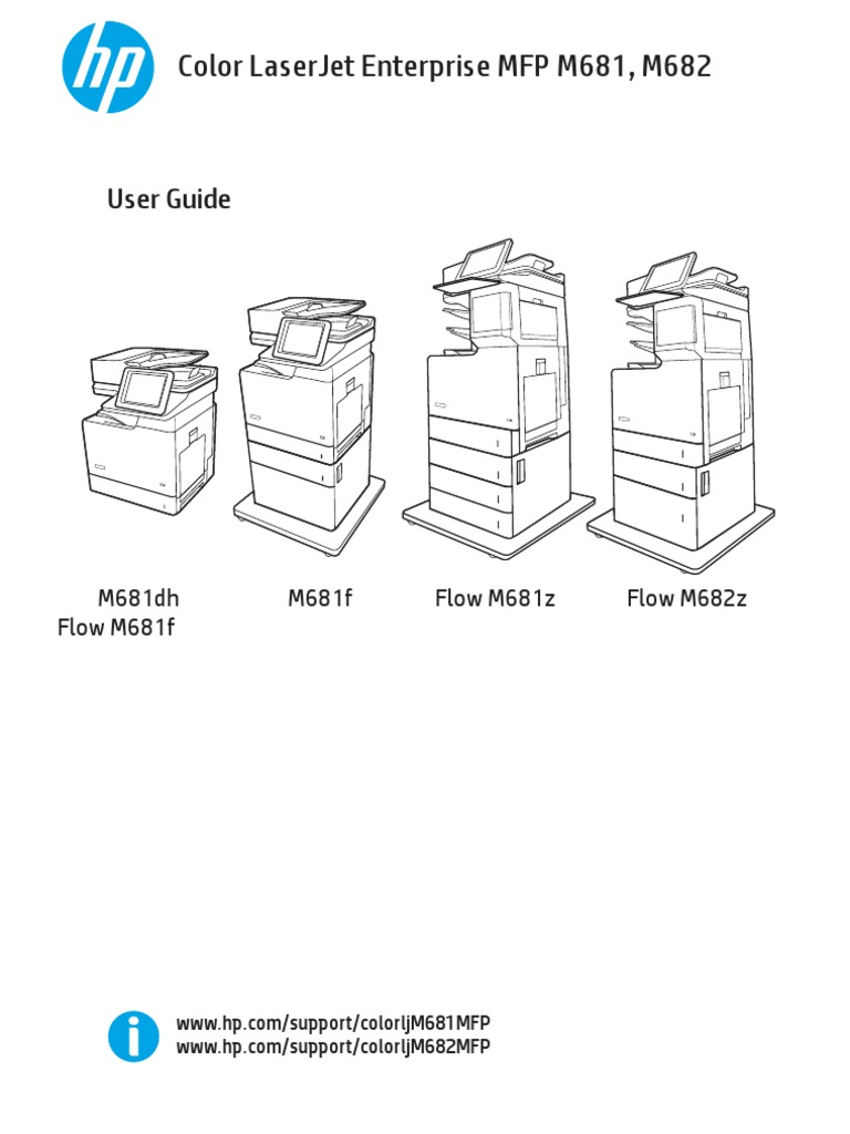 HP Color Laserjet Enterprise M681-M682 User Manual.pdf | Share Point ...