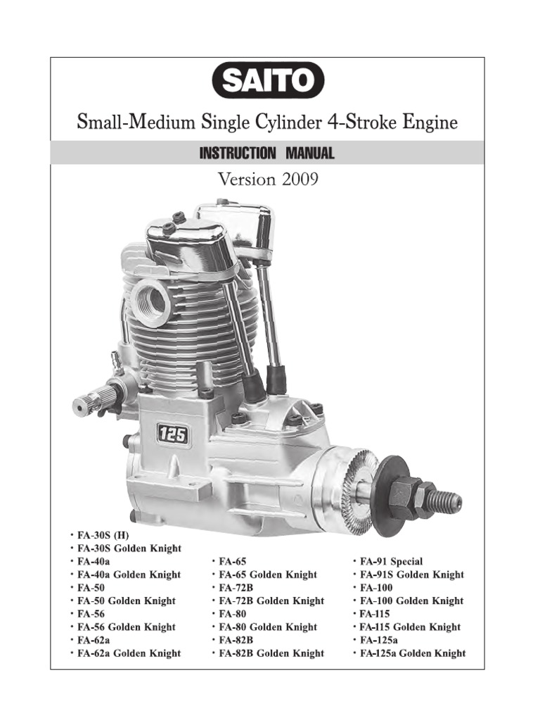 Saito Engines FA-180B 4-Stroke Motoren Saito Saito FA180, 49% OFF