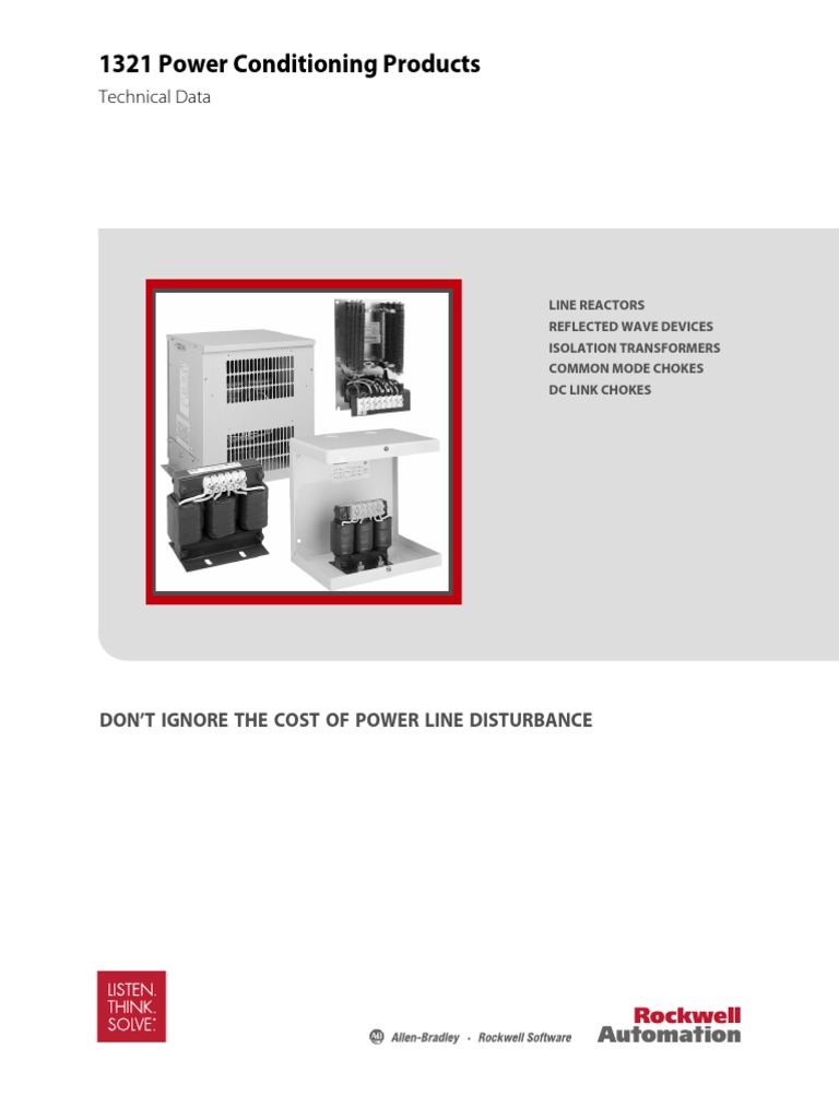 Allen Bradley 1321 Reactors - Isolation Transformers PDF | PDF ...