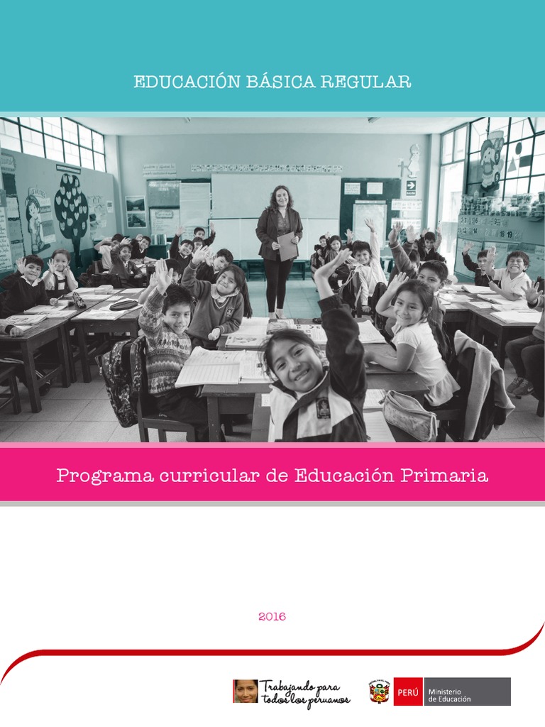 Programa Curricular de Educacion Primaria Parte 1 PDF | PDF | Plan de ...
