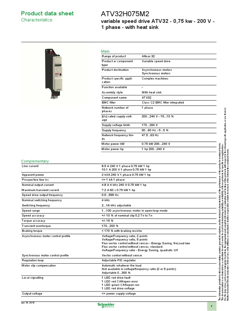 Data Sheet | PDF | Electric Motor | Relay