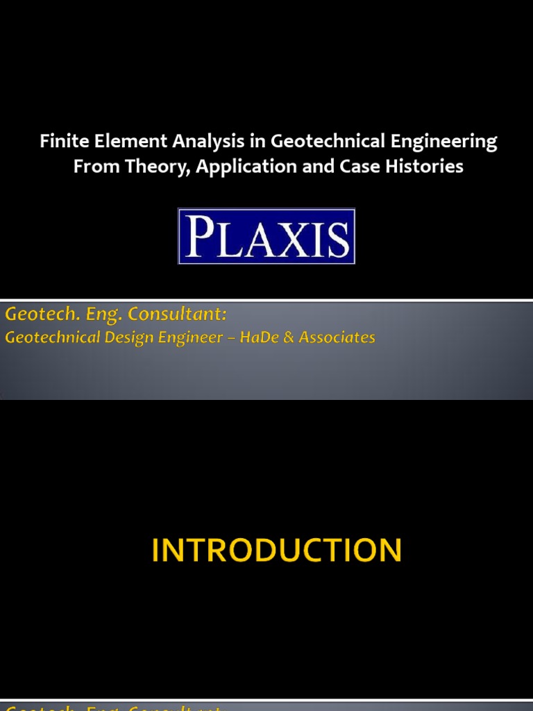 Rahasia PLAXIS PDF | PDF | Finite Element Method | Deformation ...