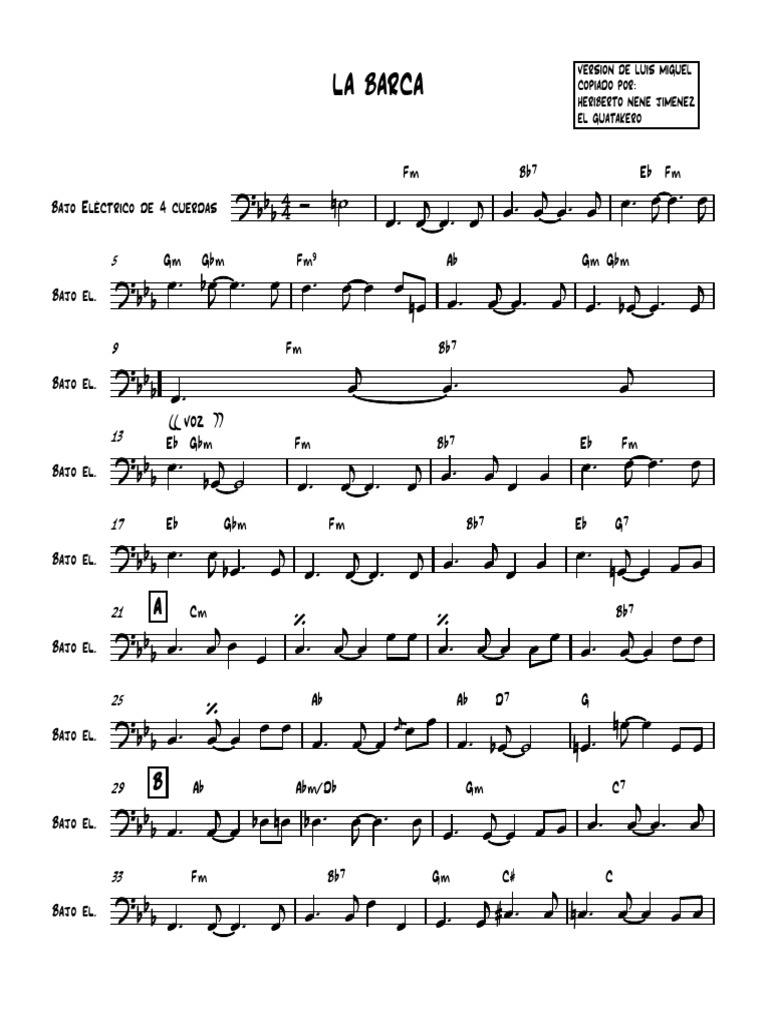 La Barca PDF | PDF | Instrumentos de la familia de guitarras | Ocio