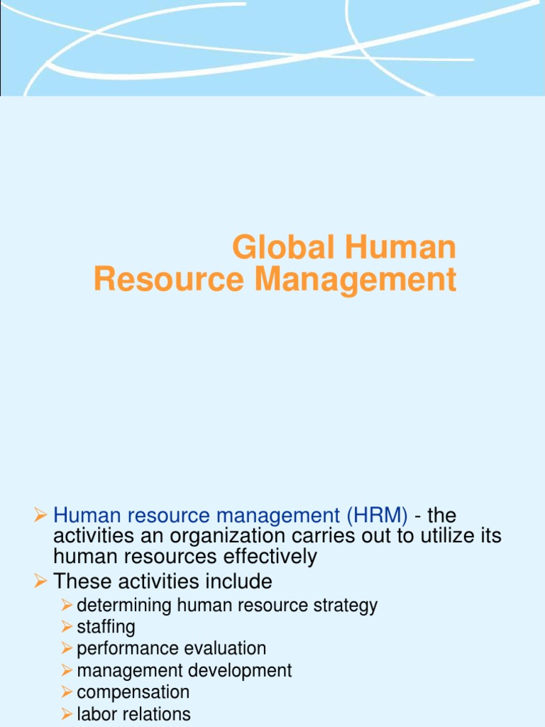 Strategic Approaches to Global Staffing: Evaluating Ethnocentric ...