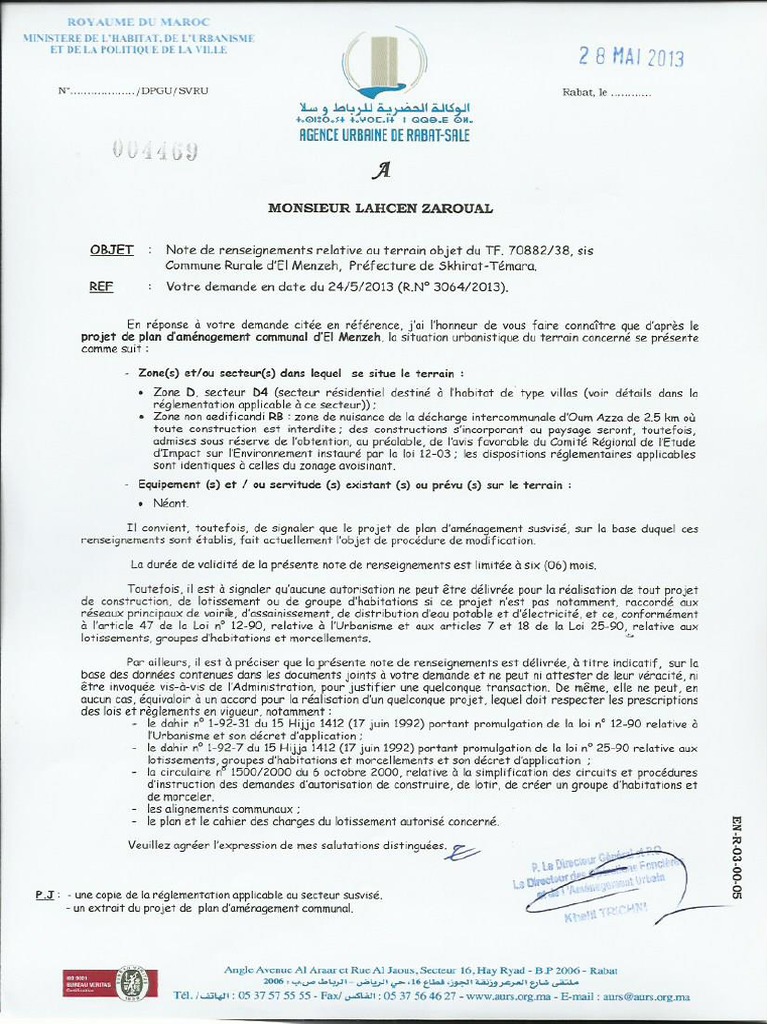 Note de Renseignement | PDF