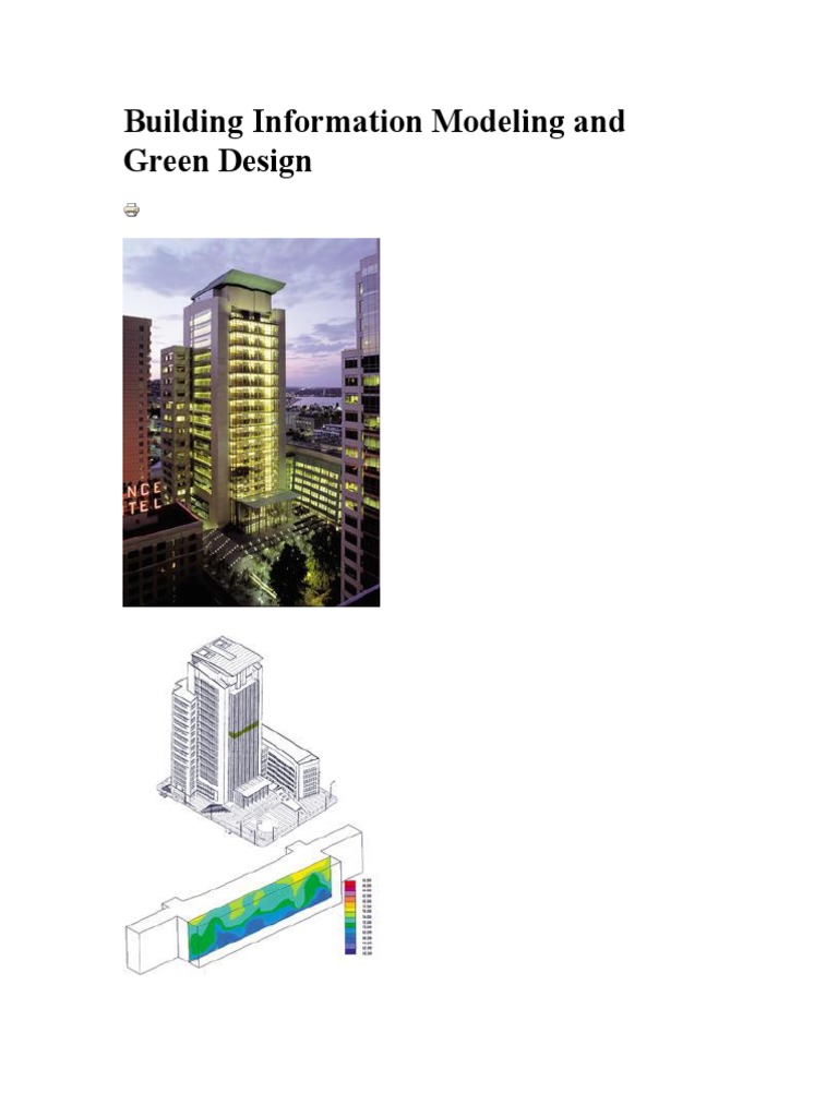 Building Information Modeling and Green Design | PDF | Building ...