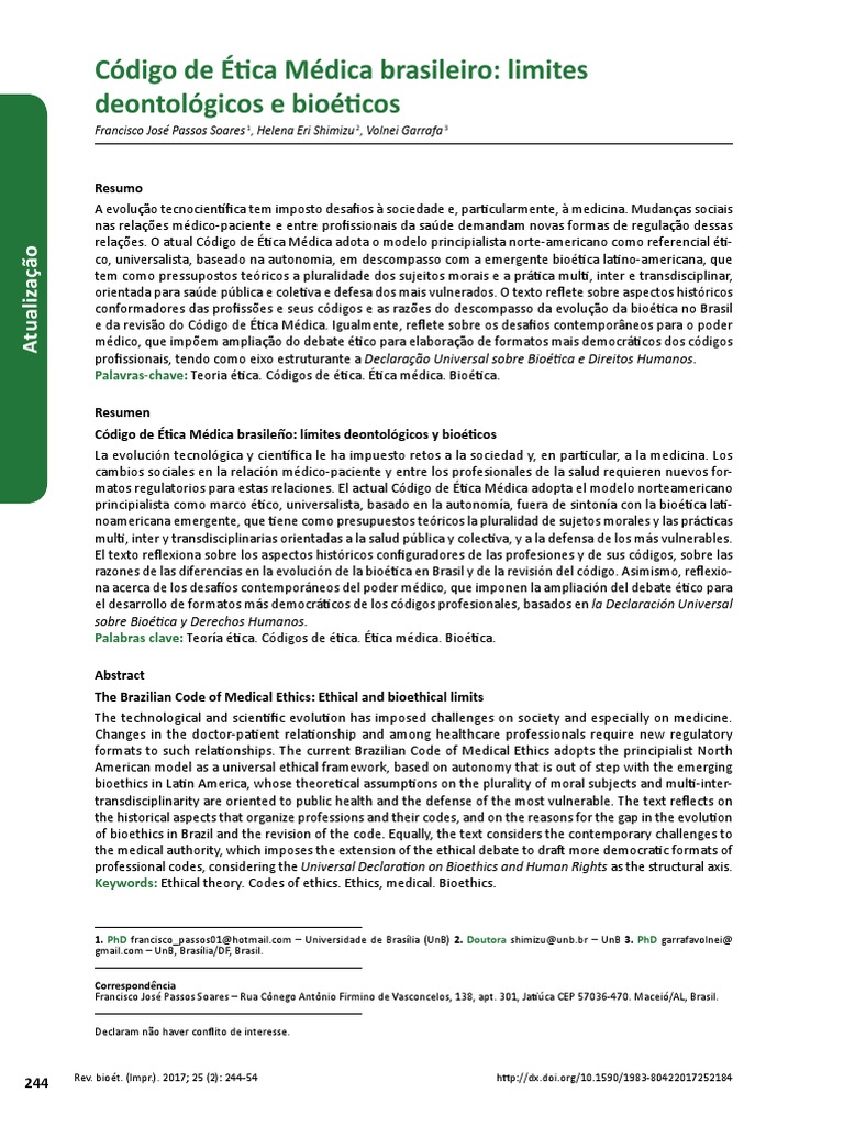 Debora Diniz e Dirce Guilhem, O Que É Bioética | PDF | Bioética | Medicina