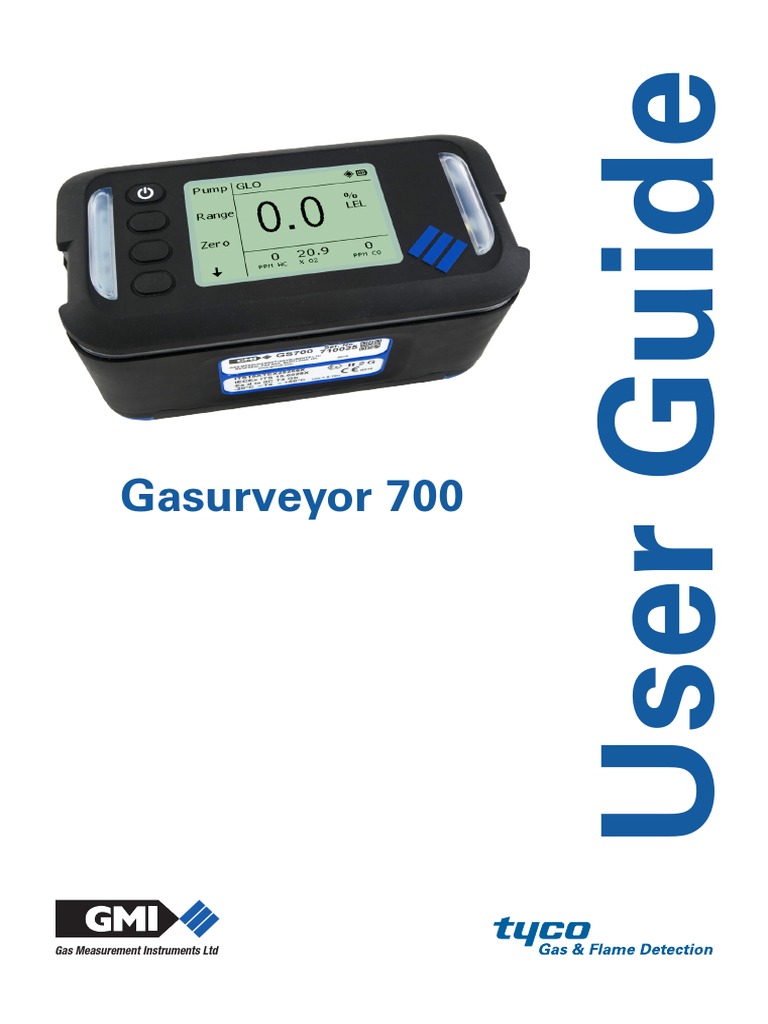 Gasurveyor 700: Gas Measurement Instruments LTD | PDF | Rechargeable ...