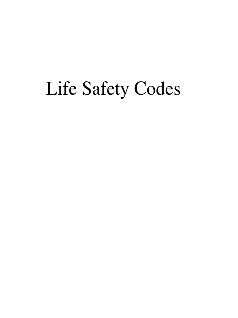 SECT 2 Life Safety Codes PDF | Download Free PDF | Fire Sprinkler ...