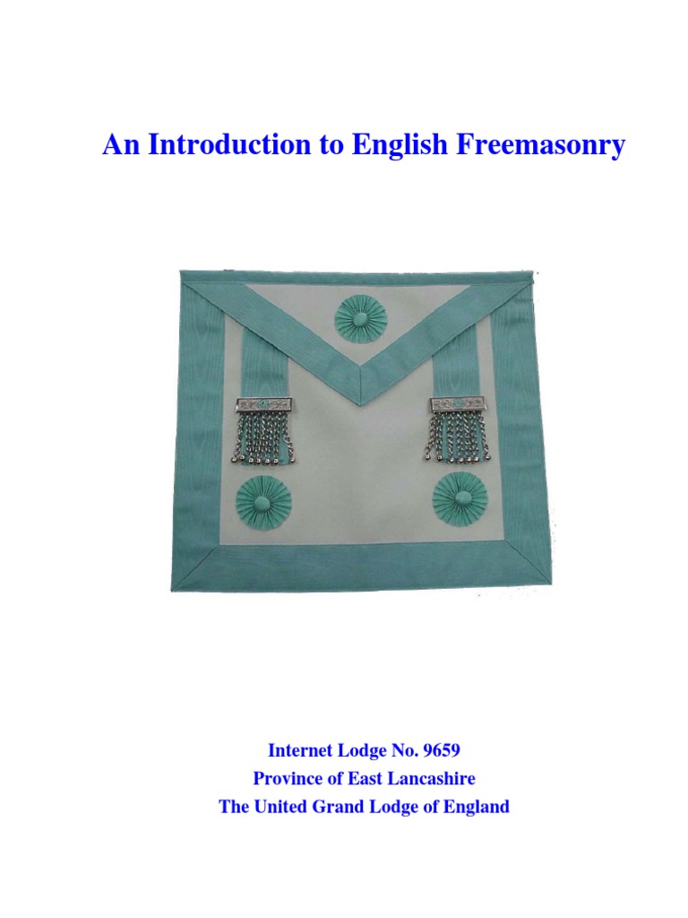 An Introduction To English Freemasonry | PDF | Freemasonry | Masonic Lodge