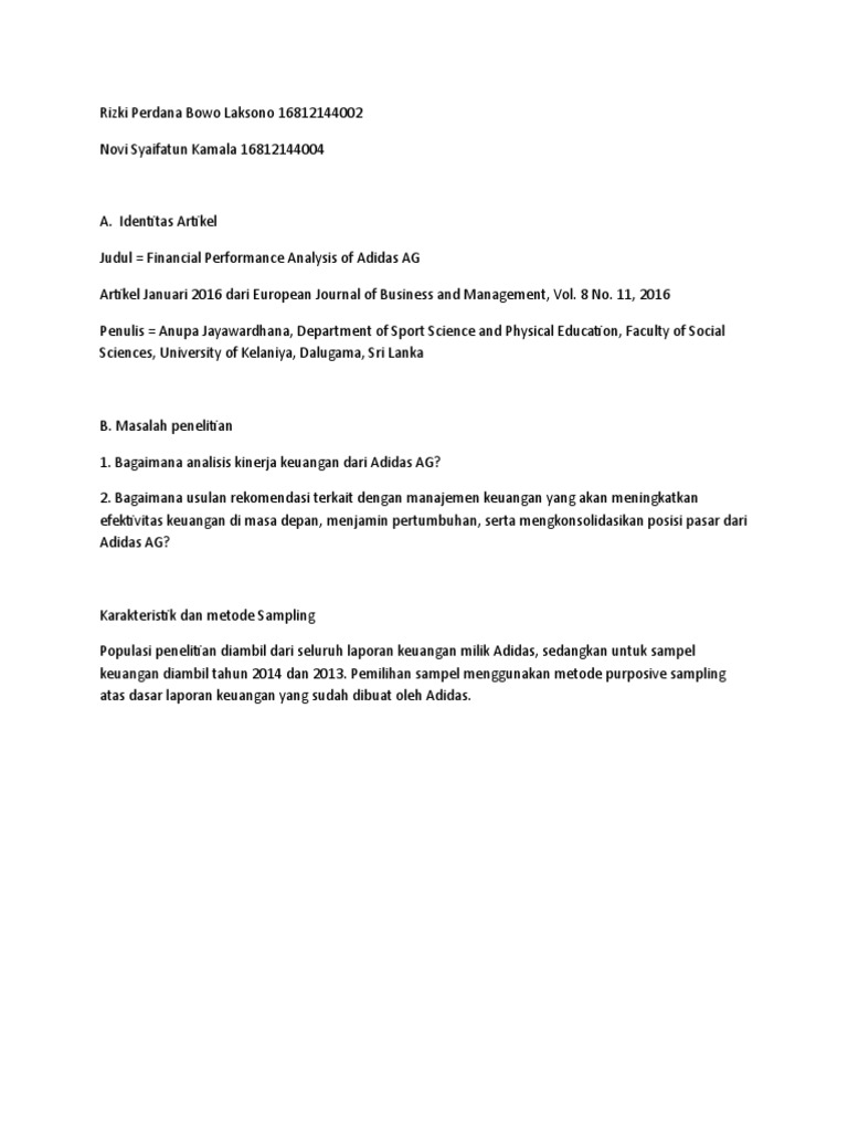 Review Artikel | PDF | Karier & Perkembangan | Pengelolaan Keuangan & Uang