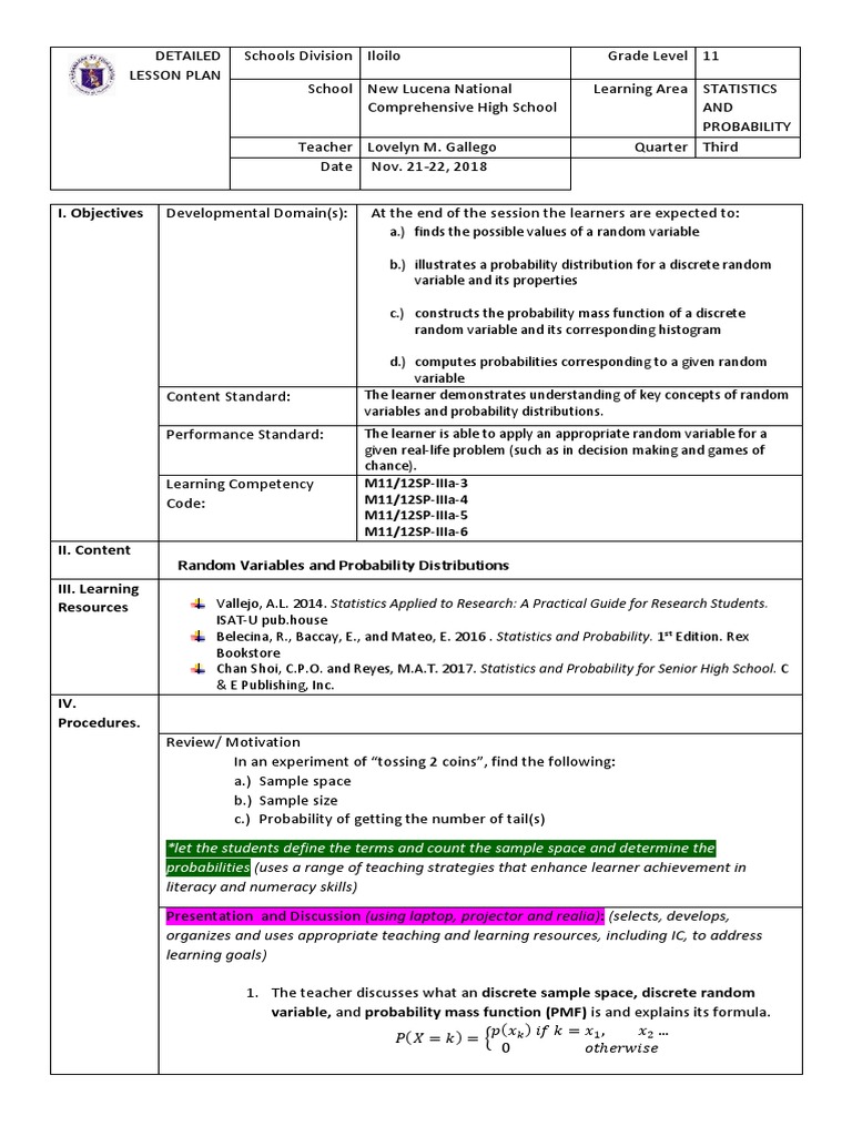 Dlp Format | Probability Distribution | Probability