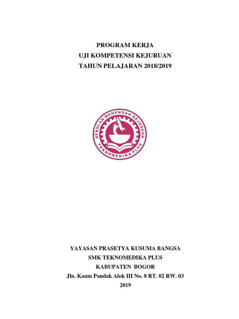 Program Kerja Ujikom Akuntansi | PDF