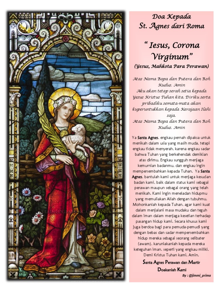 Doa Kepada Santa Agnes Dari Roma | PDF