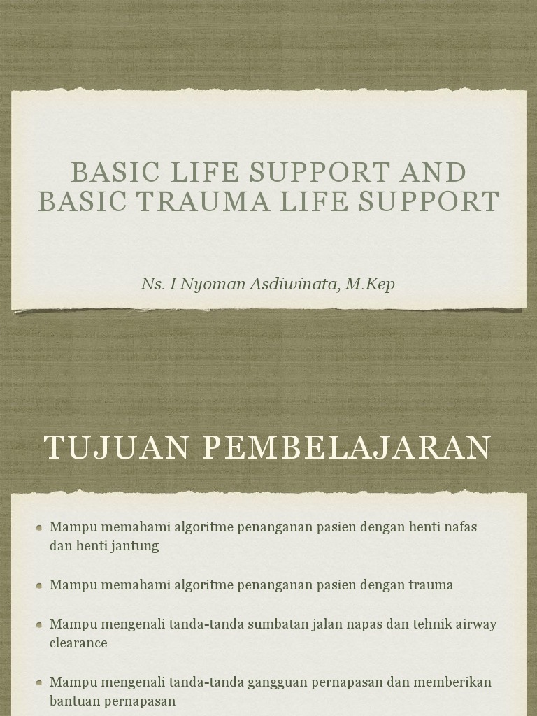 BLS Dan BTLS PDF | PDF