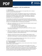 Fumigation Procedure | PDF | Formaldehyde | Duct (Flow)