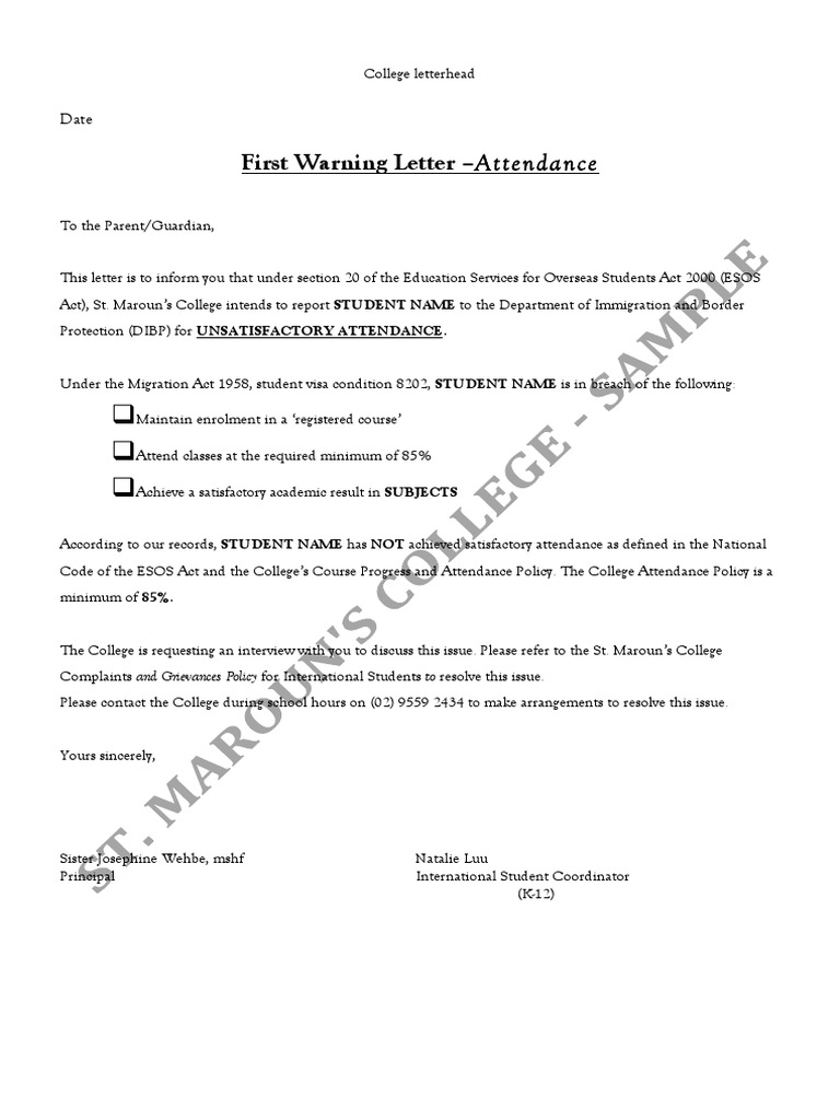 Warning Letter | PDF