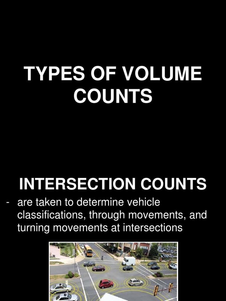 Transportation Engineering - Volume Counts | PDF | Traffic ...