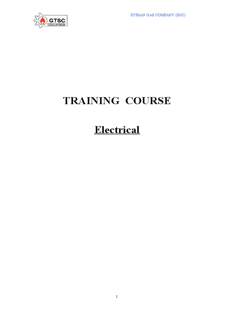 Electrical Training Course | PDF | Electric Power System | Power Inverter