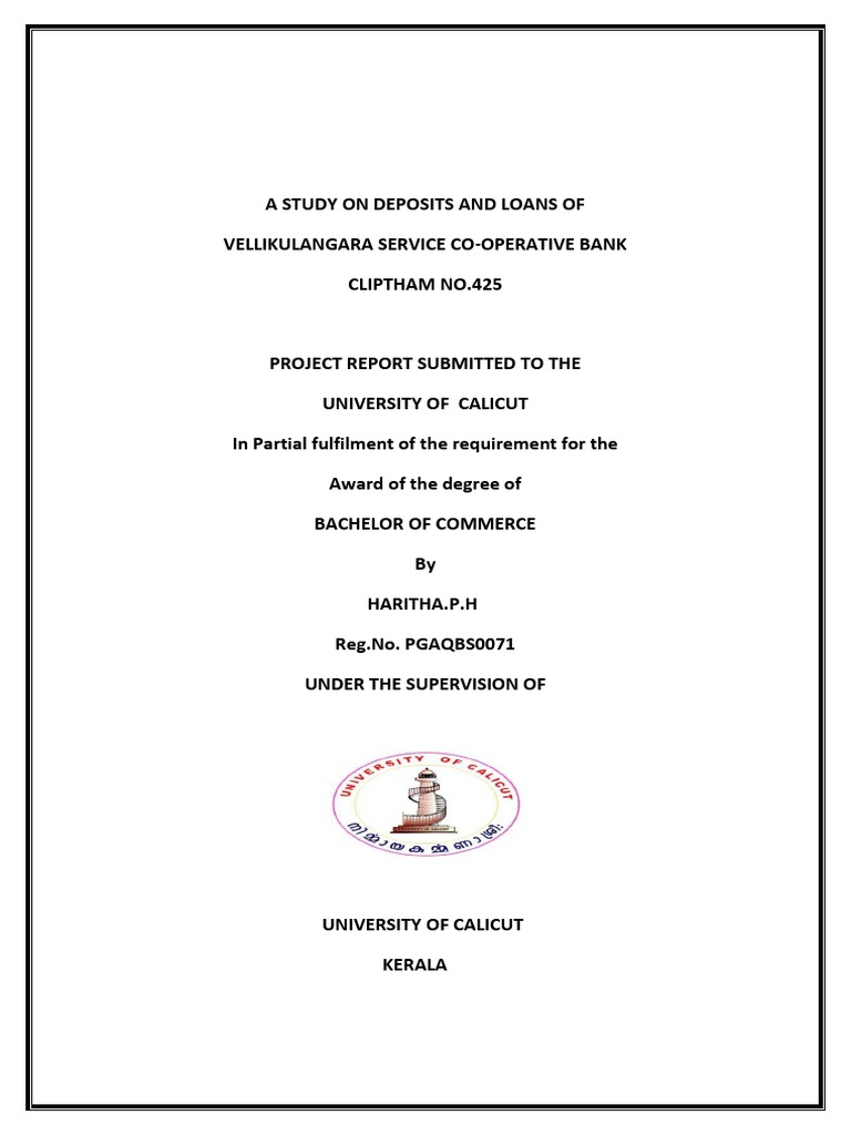 Haritha Project Report | PDF | Sampling (Statistics) | Banks