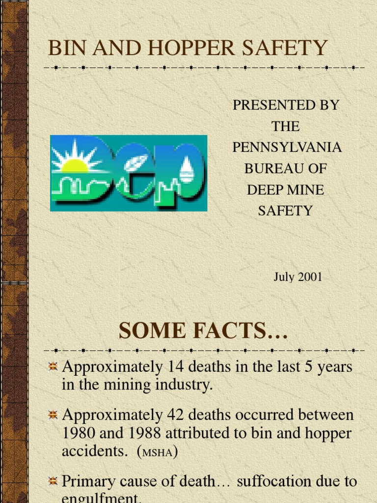 Preventing Engulfment: Safety Procedures for Working in and Around Bins ...