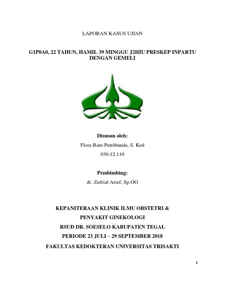 Laporan Kasus-Gemeli | PDF