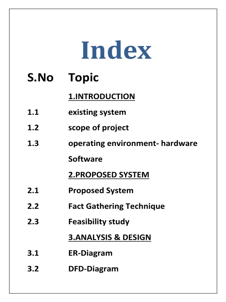 S.No Topic: Index | PDF | Computer Hardware | Usability