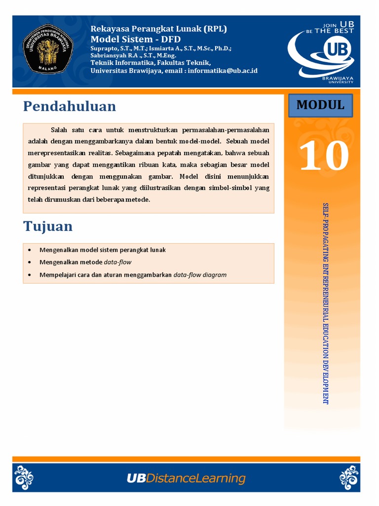 10.modul RPL Model Sistem DFD | PDF