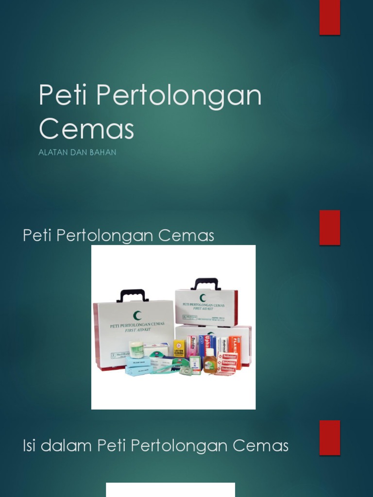 Jahitan - Peti Pertolongan Cemas | PDF