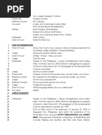 Pre-Trial Script Characters:: Stipulations and Admissions | PDF | Judge ...