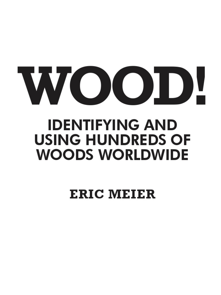 Wood Book Sample | PDF | Wood | Hardwood