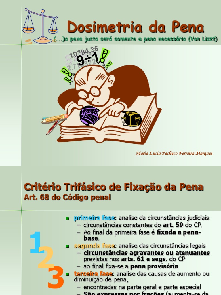 Dosimetria da Pena: Fases e Cálculos | PDF | Homicídio | Crime e Violência
