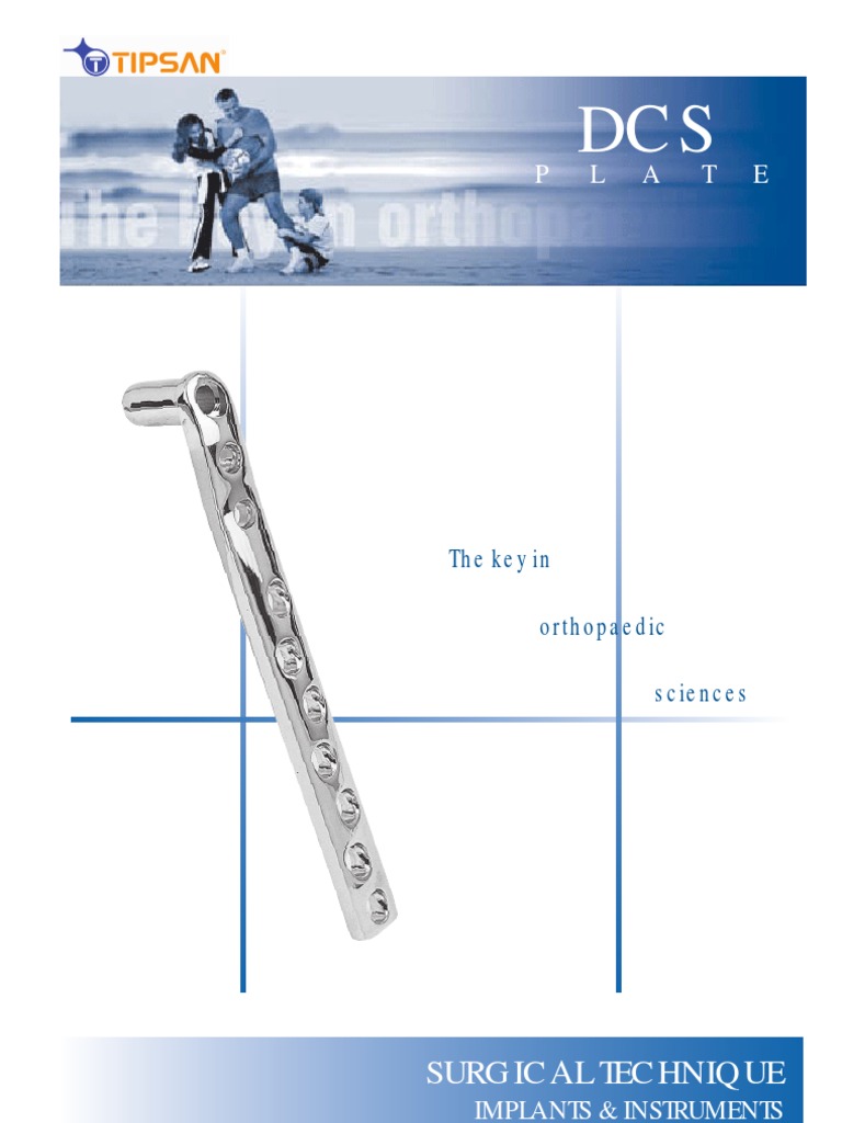 Tipsan - DHC Plate Surgical Guide | PDF | Screw | Knee