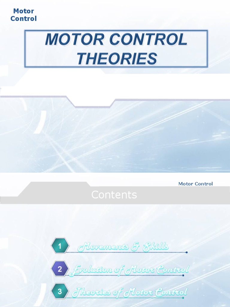 Motor Control Theories | PDF | Motor Control | Nervous System