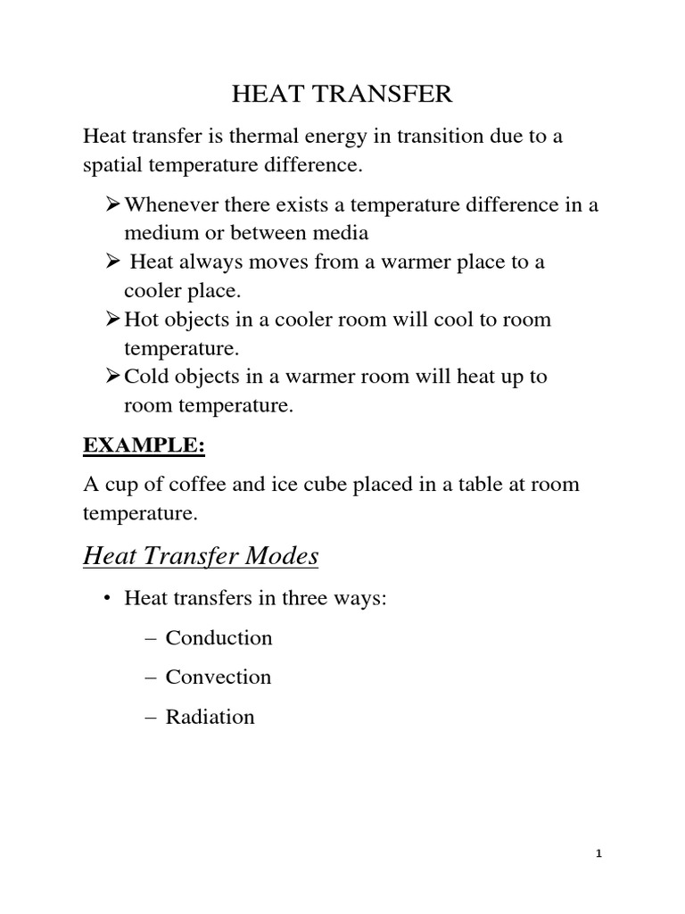 HMT Unit 1 | PDF | Heat Transfer | Thermal Conduction