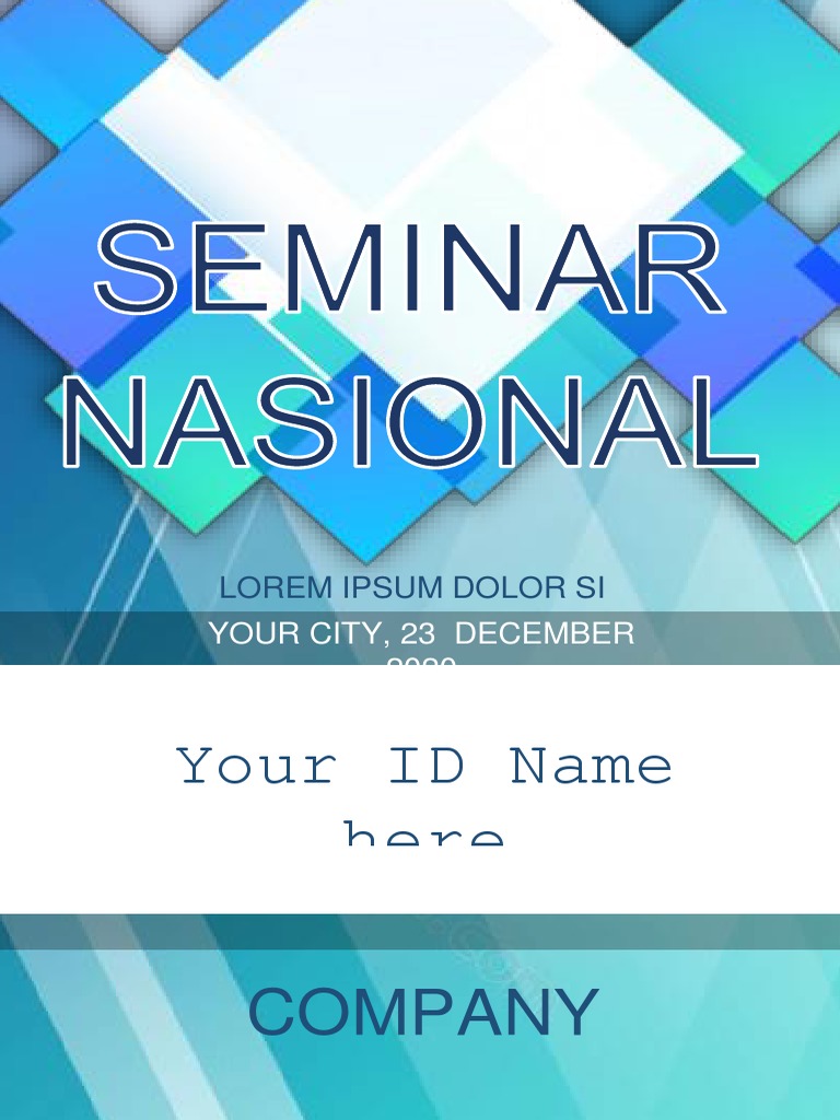 Name Tag Seminar | PDF