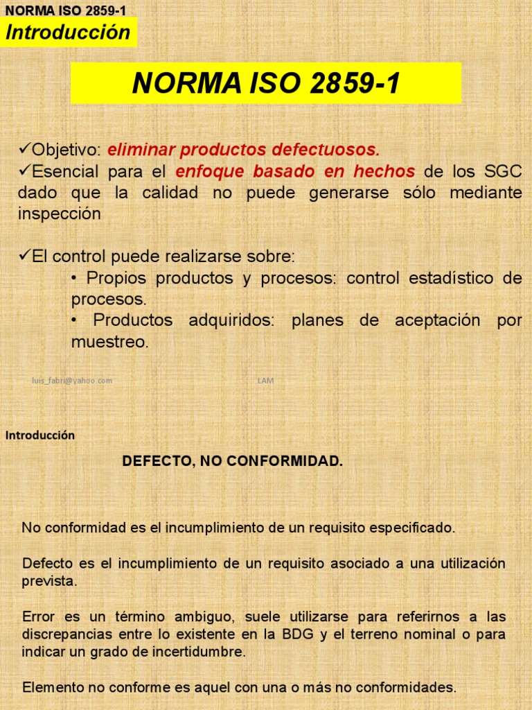 norma-iso-2859-1-2014.pdf | Muestreo (Estadísticas) | Calidad (comercial)