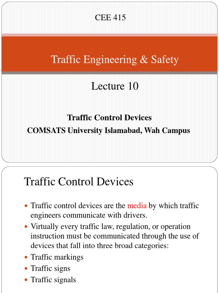 Traffic Engineering & Safety | PDF | Traffic | Traffic Light