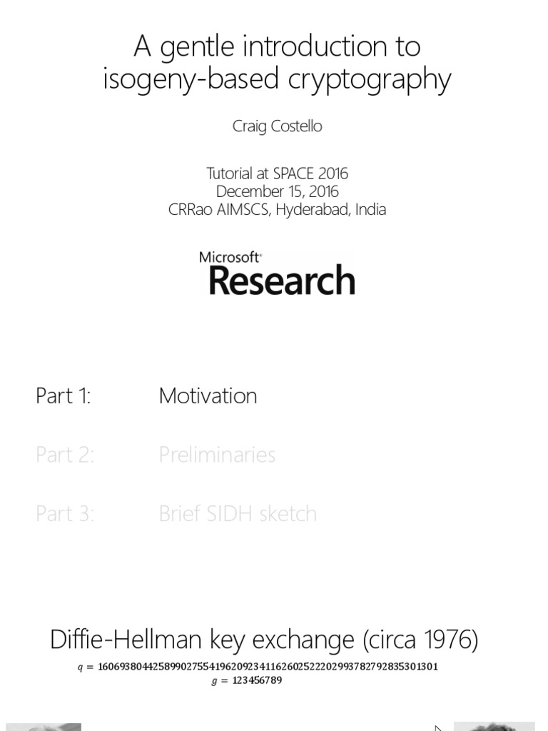 Isogeny Crypto | PDF | Metric Geometry | Functions And Mappings
