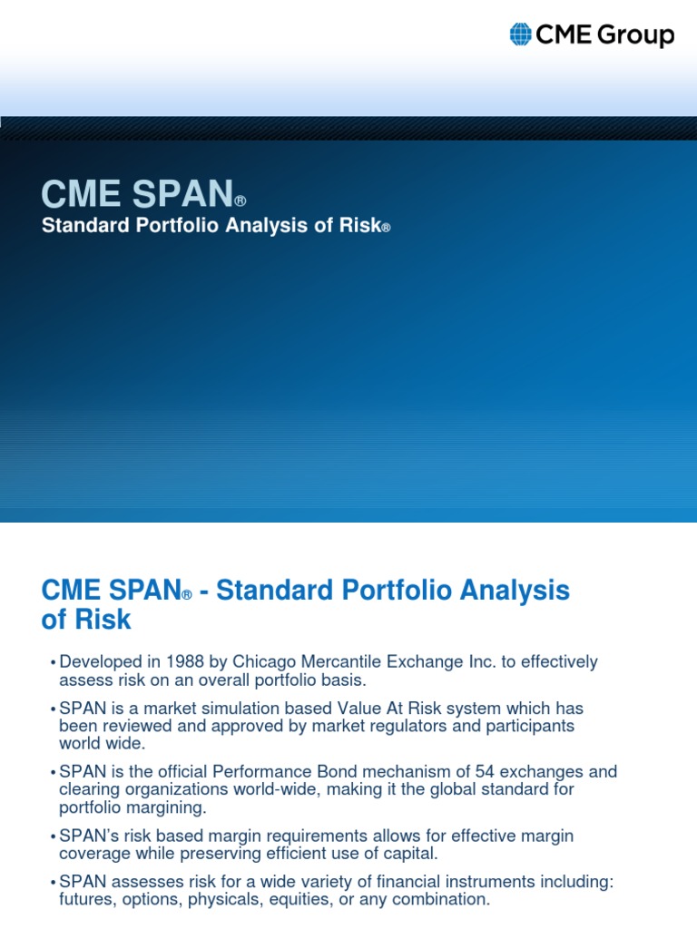 Span Methodology Pdf Futures Contract Margin Finance