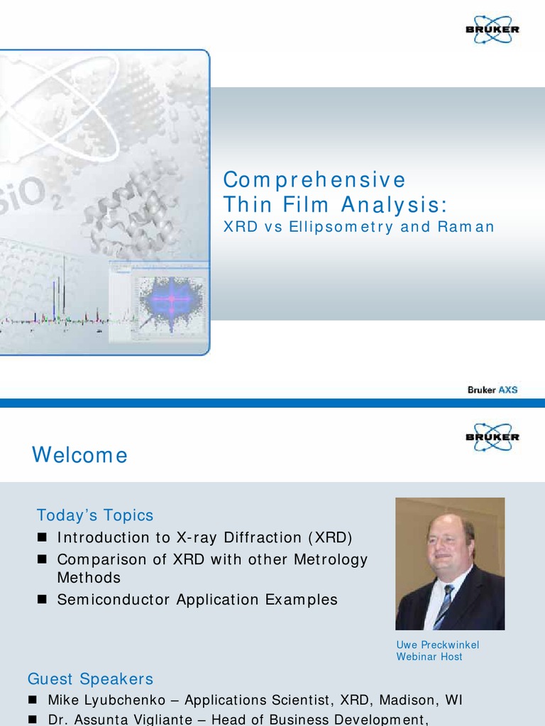 Comprehensive Thin Film Analysis by XRD | PDF | X Ray Crystallography ...