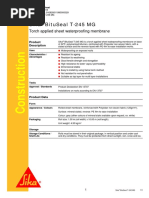 Sikashield w159 Ed15mm | PDF | Adhesive | Polyethylene