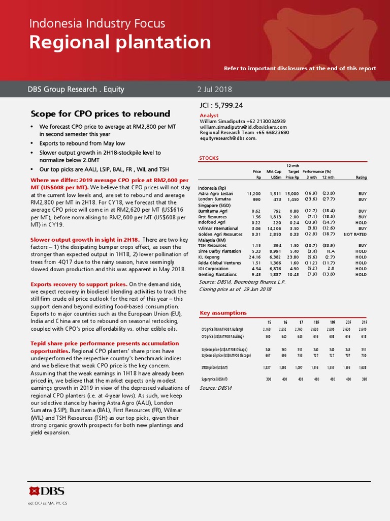 Insights Scope For CPO Prices To Rebound PDF | PDF | Biodiesel | Petroleum