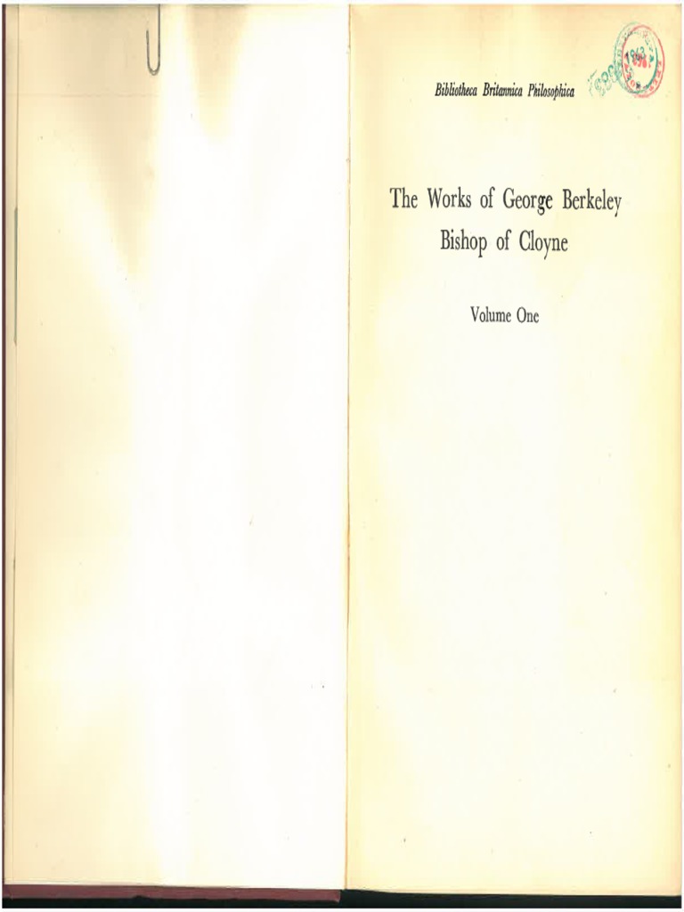 George Berkeley, A. A. Luce (Editor), T. E. Jessop (Editor) - Works of ...
